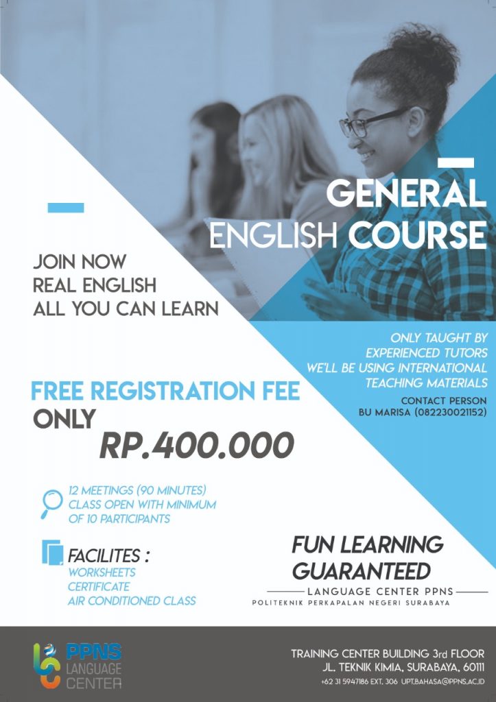 General English Course – Language Center of PPNS